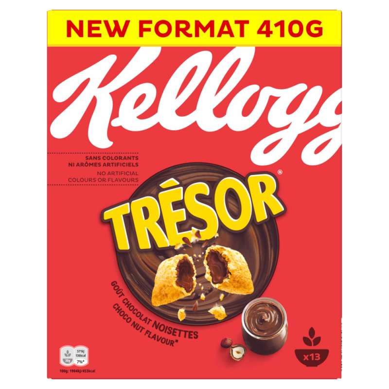 Kelloggs Tresor 410g - Choco Nut Flavour - Kellogg's | Wholesale German ...